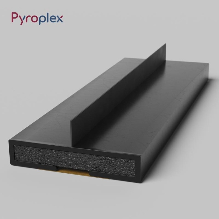 Fire & Smoke Door Seal With Single Fin | Intumescent Strips | Pyroplex